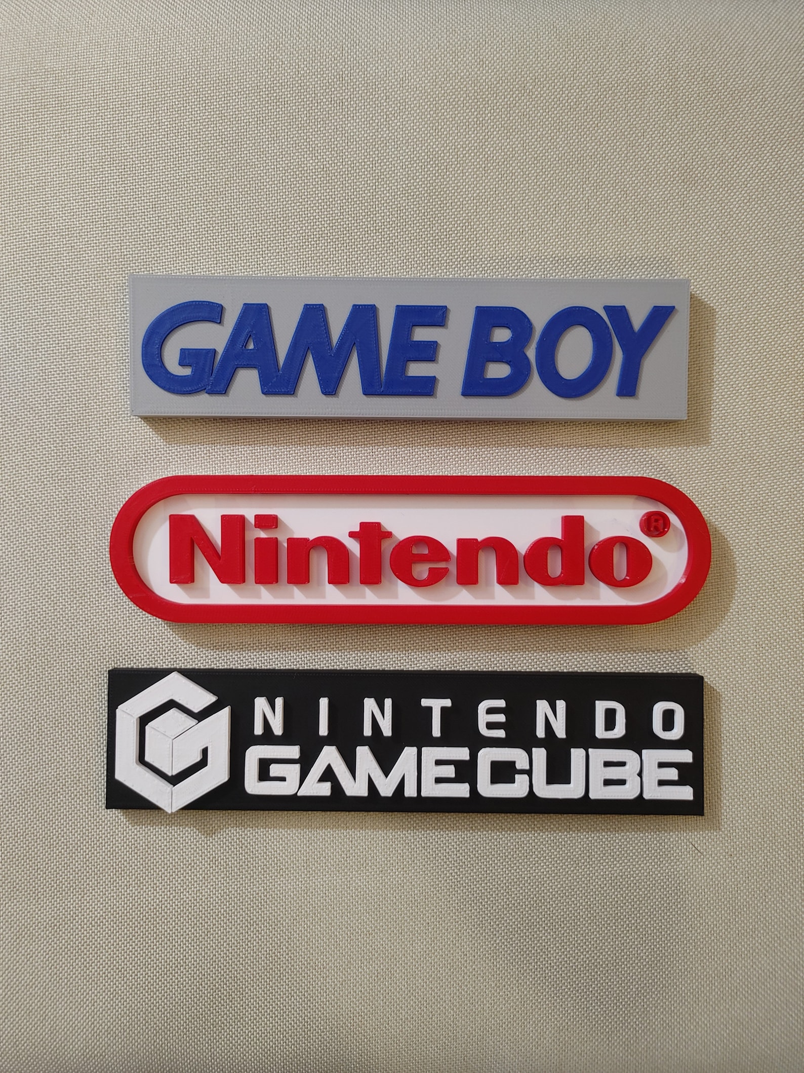 Nintendo Gamecube Video Game Logo Sign 8.5in (3D Printed, Man Cave ...