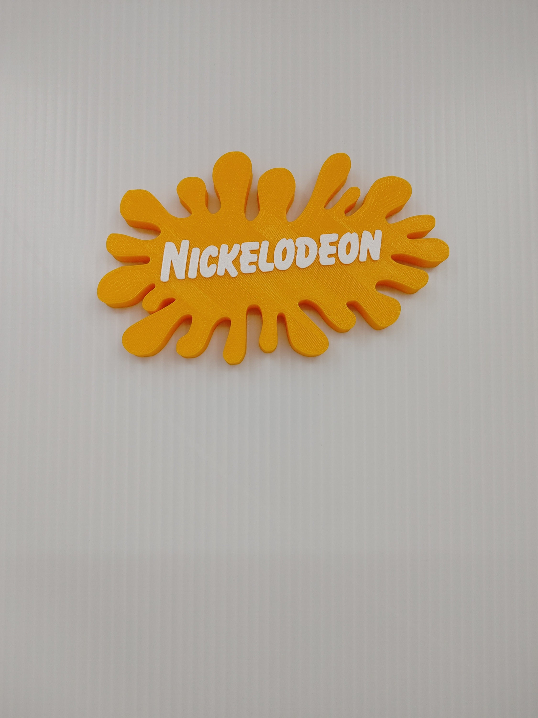 Nickelodeon TV Sign Vintage Splat Decoration 3x5in decor | Etsy
