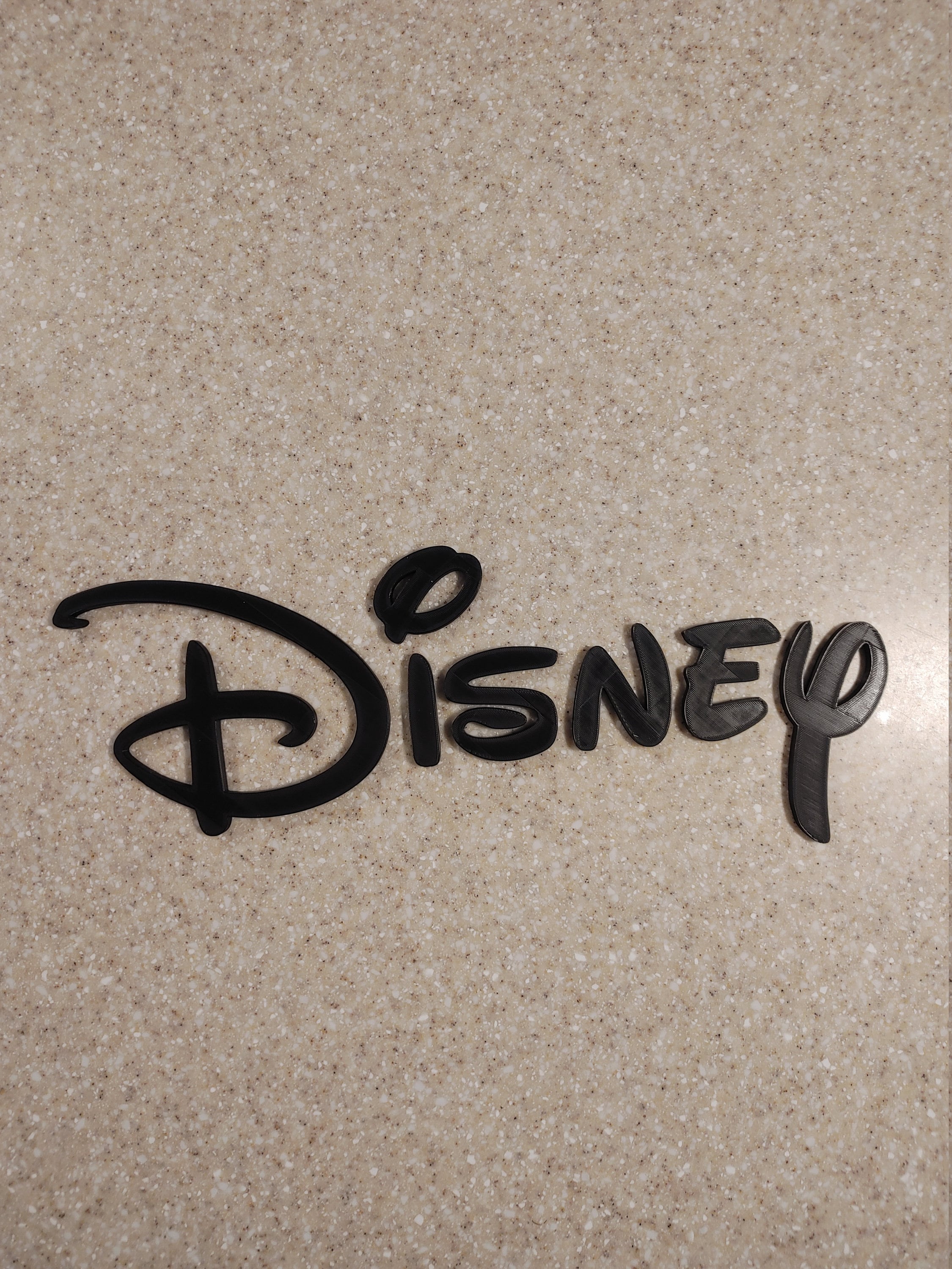BIG 17in Disney Style Logo Wall Sign 3d Printed Wall Decor - Etsy UK