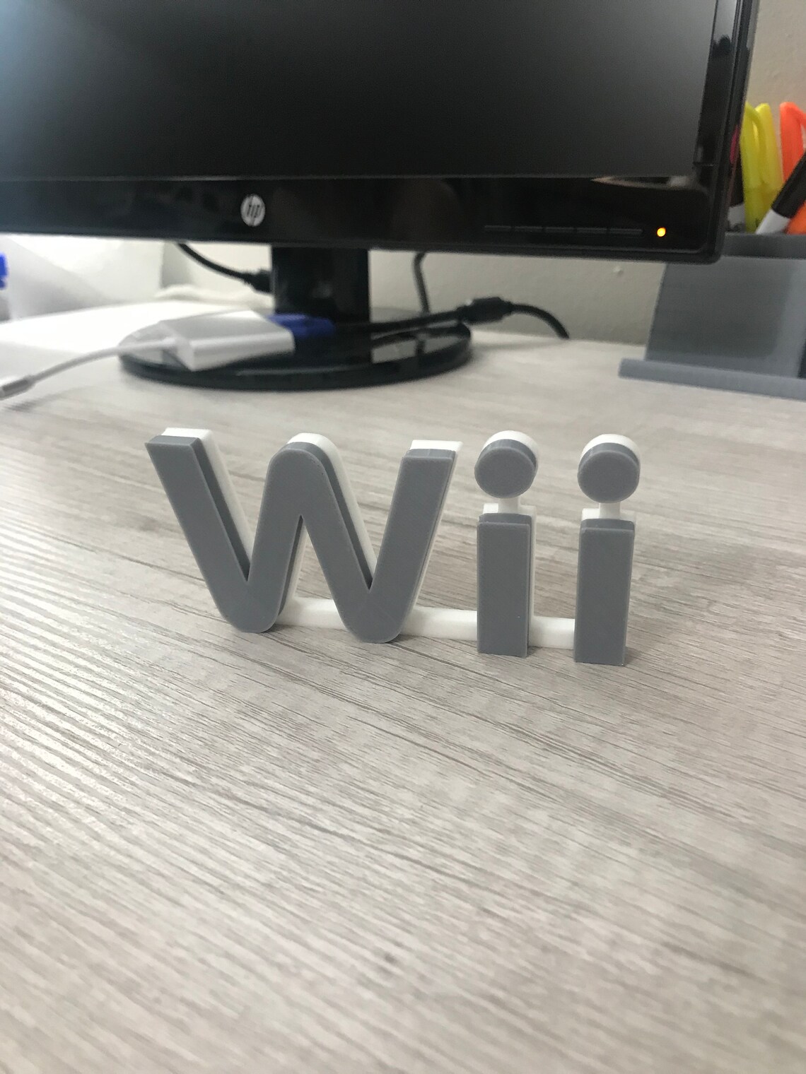 Nintendo Wii Video Game Logo Sign 3D Printed Man Cave Game - Etsy