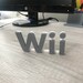 Nintendo Wii Video Game Logo Sign (3D Printed, Man Cave, Game Room ...