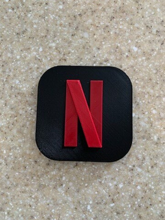 Netflix App Style 3D Printed Logo Sign game Room Movie Room | Etsy
