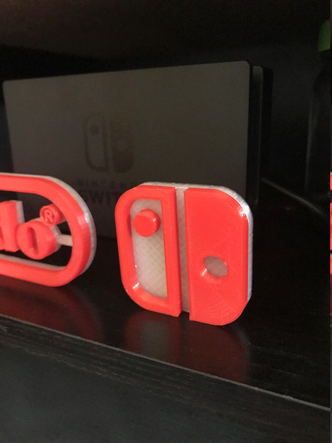 Nintendo Switch Joy Con Video Game Logo Sign (3D Printed, Man Cave ...