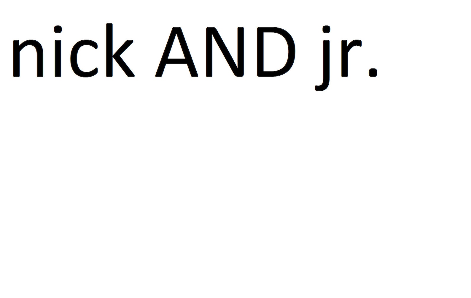 Nickelodeon nick or Nick Jr. TV Sign Decoration - Etsy