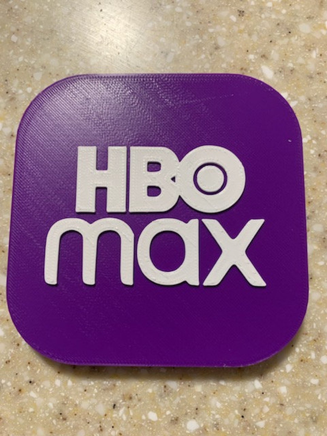 HBO Max App Style 3D Printed Logo Sign (game Room, Movie Room, Theater ...