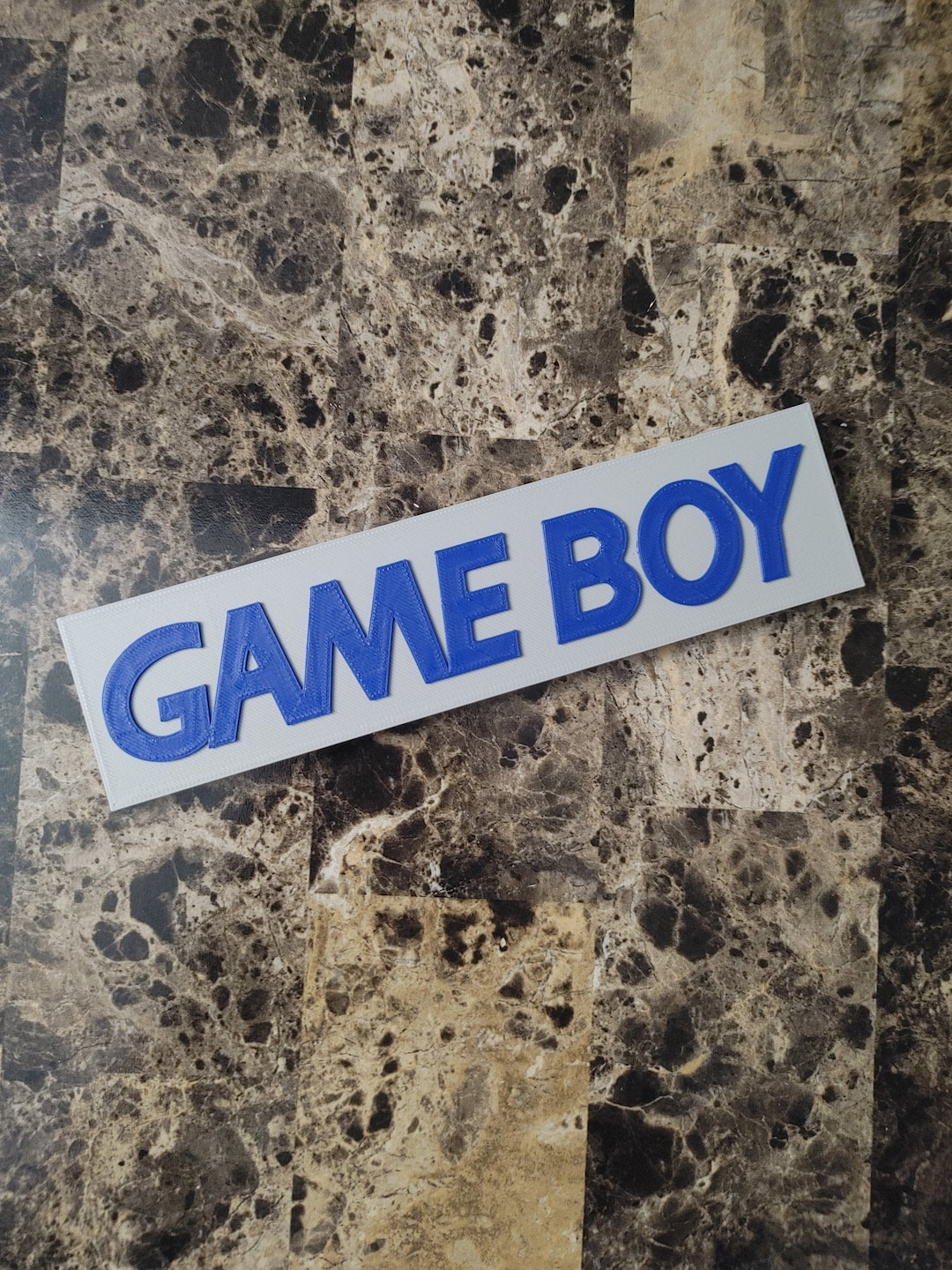 Gameboy Video Game Logo Sign 8.25in (3D Printed, Man Cave, Game Room ...