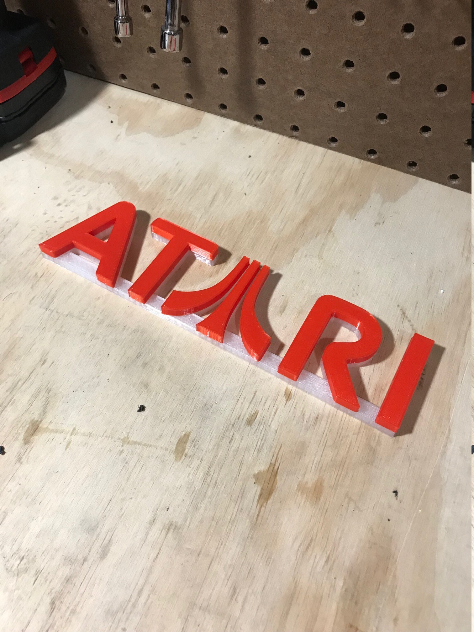 Atari Video Game Logo Sign 8 in 3D Printed Man Cave Game | Etsy UK