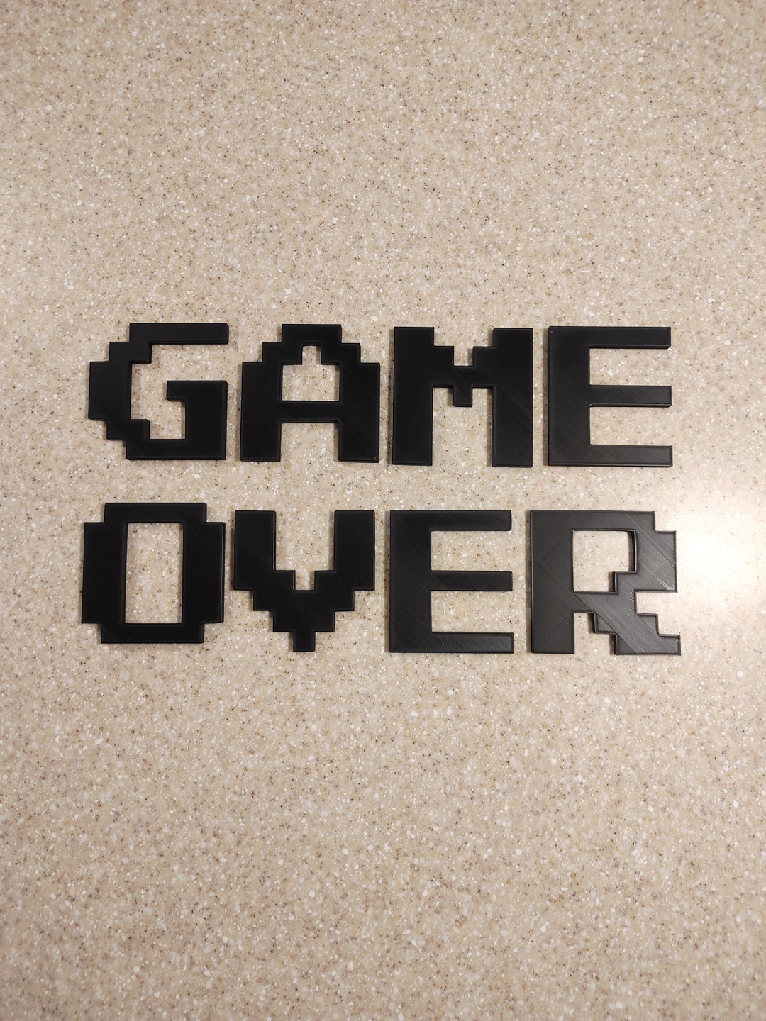 Huge 19 X 10 Game Over Video Game Logo Wall Sign Decoration Art - Etsy