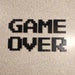 Huge! 19" X 10" Game Over Video Game Logo Wall Sign Decoration Art - Etsy