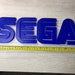 HUGE 15 Inch SEGA Video Game Logo Sign man Cave Game Room - Etsy
