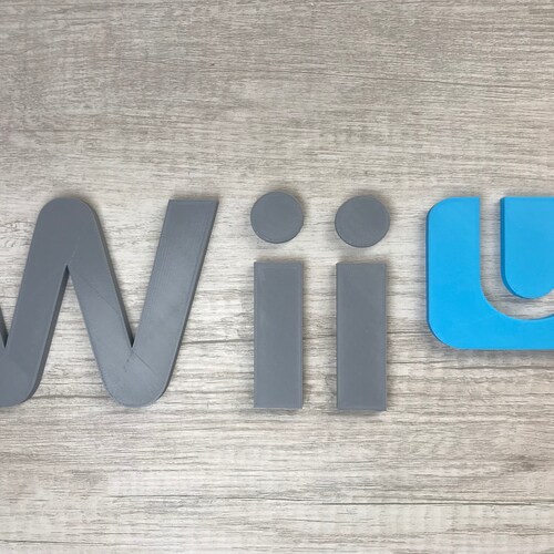 Nintendo Wii Video Game Logo Sign 3D Printed Man Cave Game - Etsy