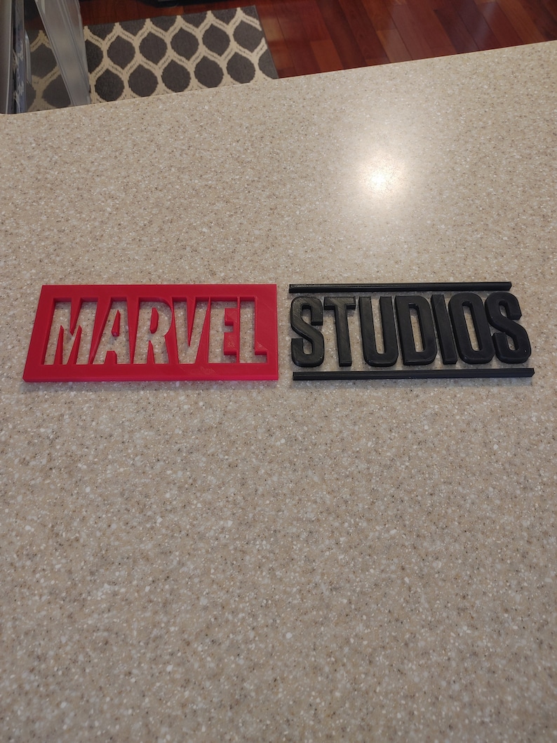Marvel Studios HUGE 20in Logo Sign (man Cave, Game Room, Stocking ...