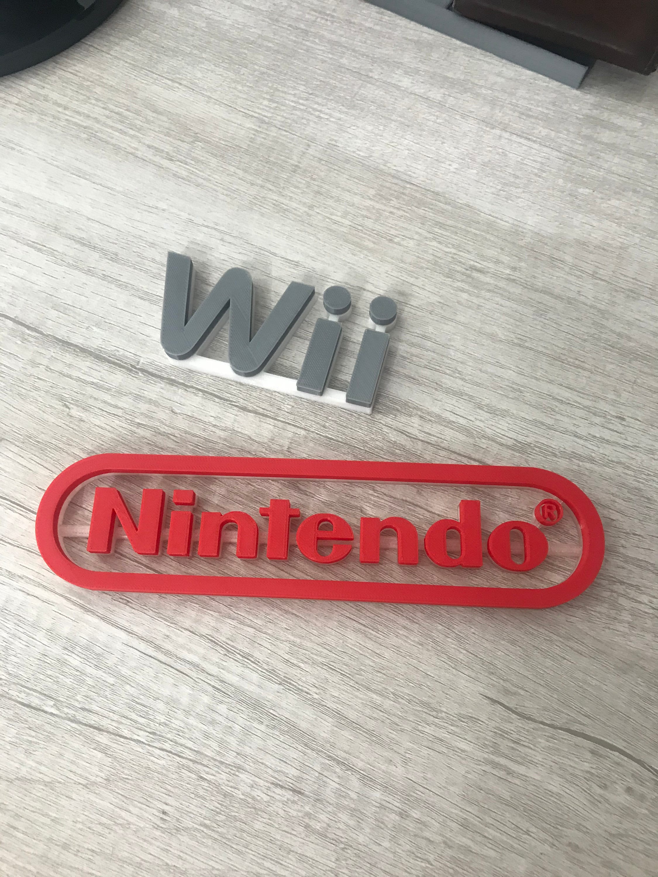 Nintendo Wii Video Game Logo Sign 3D Printed Man Cave Game - Etsy