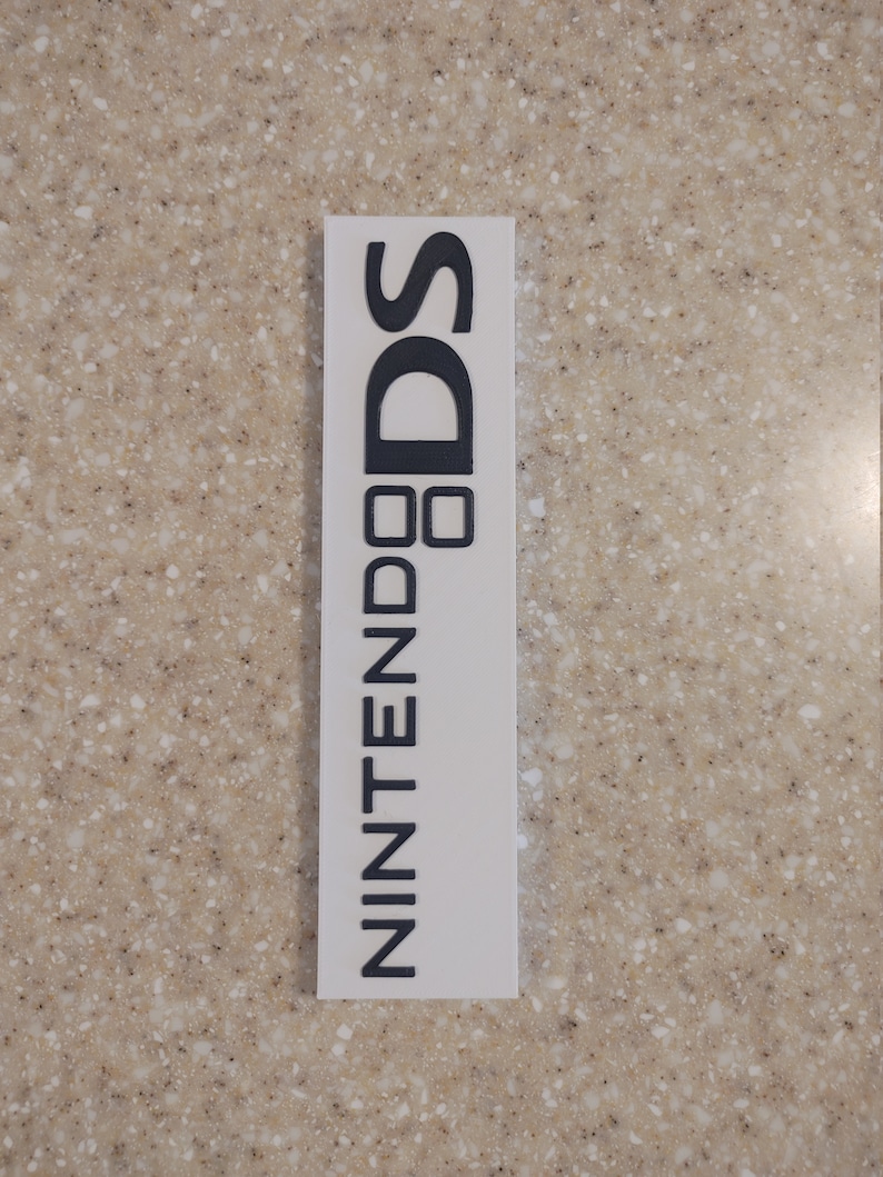 Nintendo DS Style Logo Wall Shelf Sign 3d Printed Game Room | Etsy