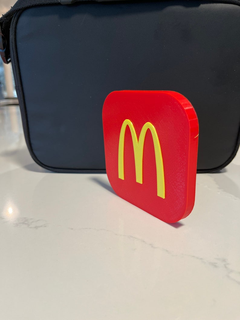 Mcdonalds 3D Printed Logo Sign. - Etsy