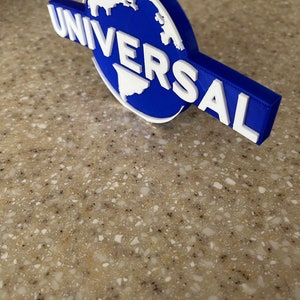 Universal Studio Style Logo Sign (3D Printed, Stocking Stuffer) - Etsy