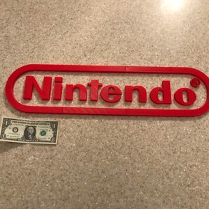 2ft or 4ft HUGE Nintendo Nintendo Switch Video Game Logo Sign (man Cave ...