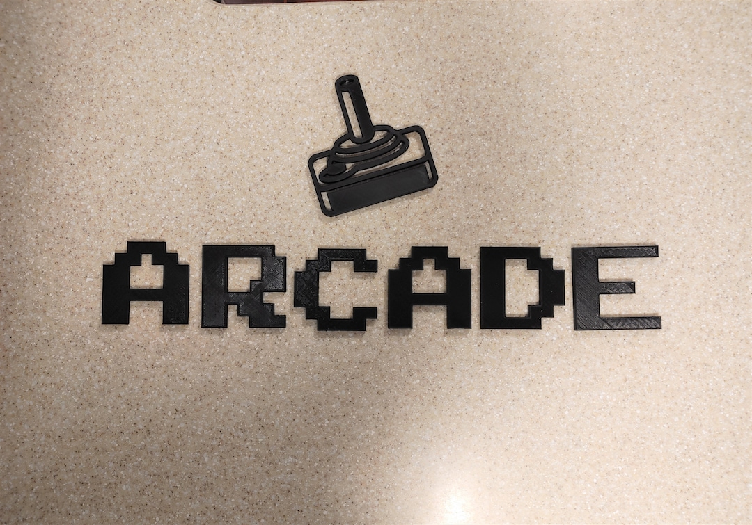 ARCADE Retro Gaming Logo Sign Wall Decoration (game Room, Gift for ...