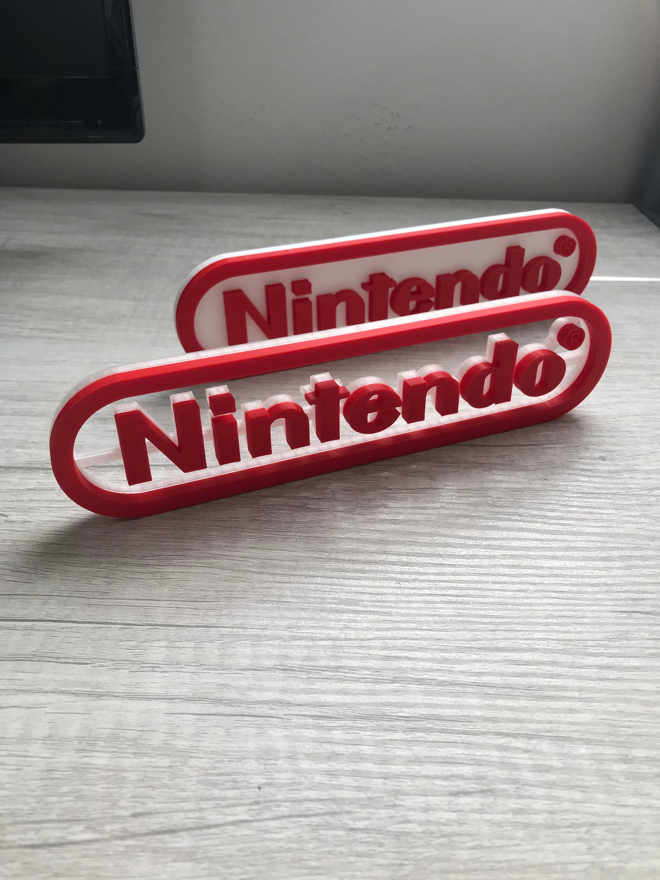 Nintendo Video Game Logo Sign 8.5in 3D Printed Man Cave - Etsy Canada
