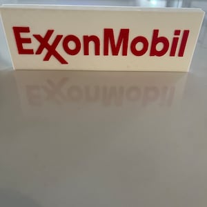 Exxon Mobil Gas Sign - Etsy