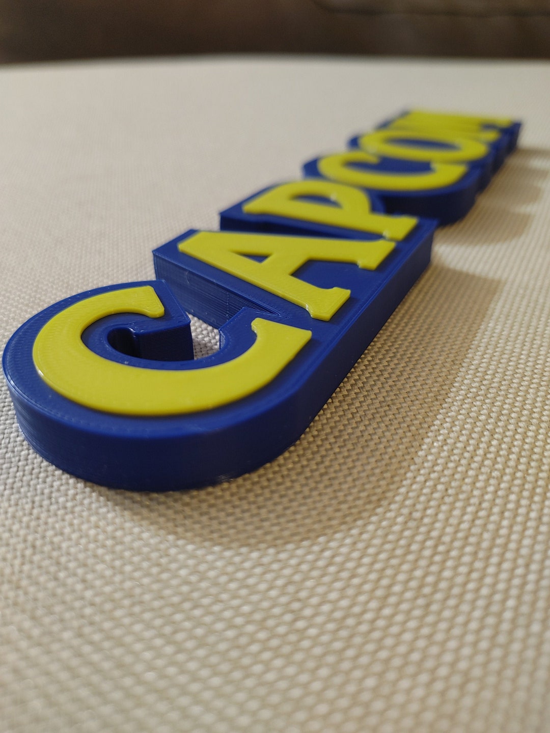 Capcom Video Game Logo Sign 8.25in (3D Printed, Man Cave, Game Room ...