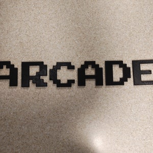 ARCADE Retro Gaming Logo Sign Wall Decoration (game Room, Gift for ...