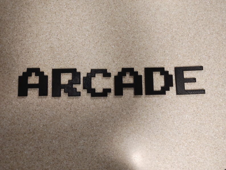 ARCADE Retro Gaming Logo Sign Wall Decoration game Room Gift - Etsy