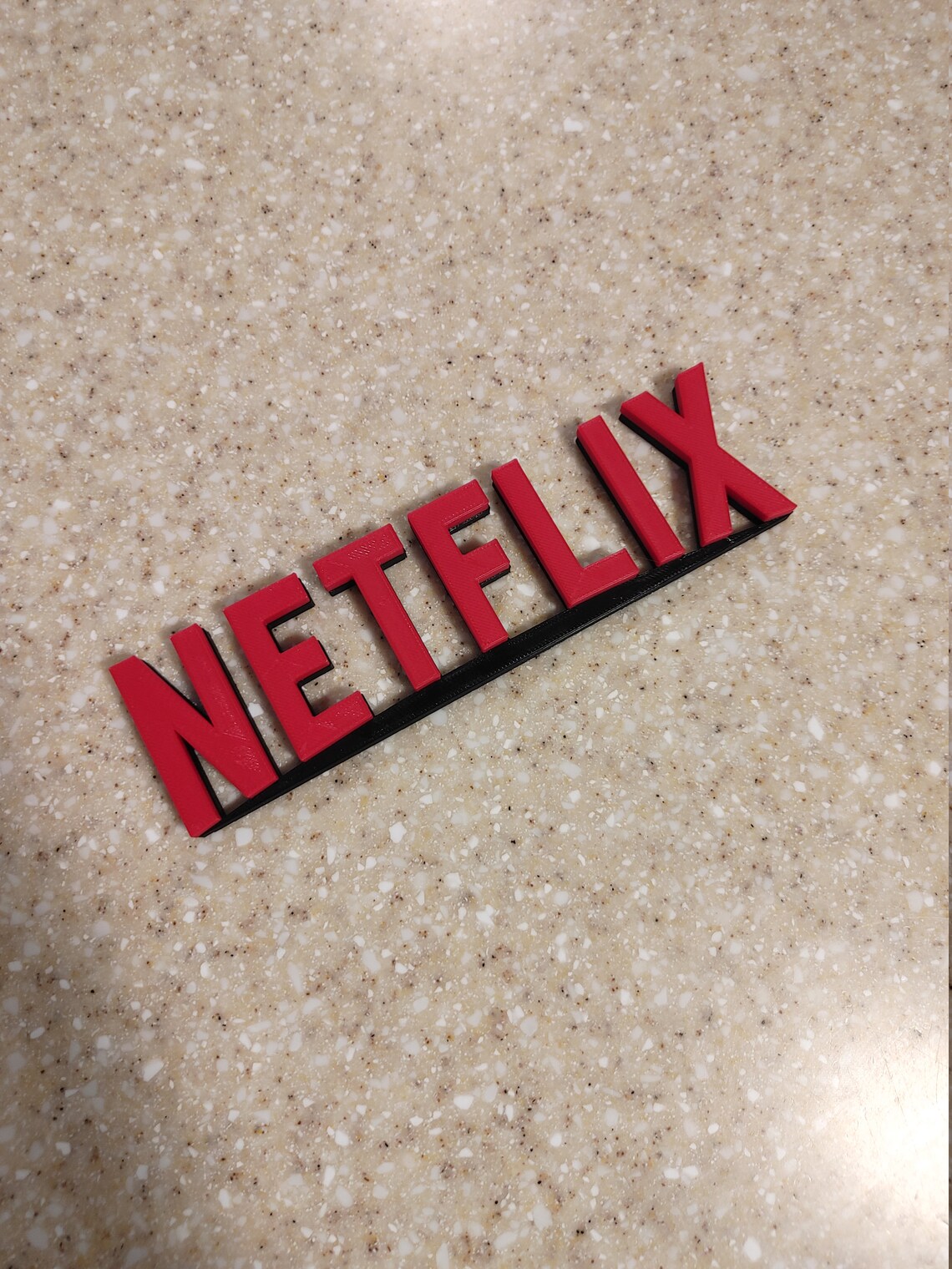 Netflix Style Logo Sign 7.25in game Room Stocking Stuffer - Etsy
