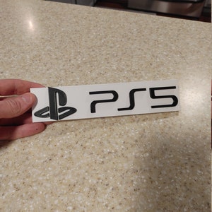 PS5 Playstation Style Logo Sign 8in (shelf Sign, Game Room, Decor ...