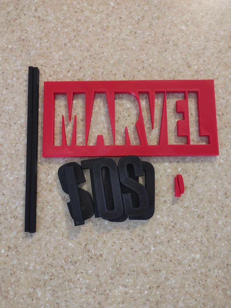Marvel Studios HUGE 20in Logo Sign (man Cave, Game Room, Stocking ...