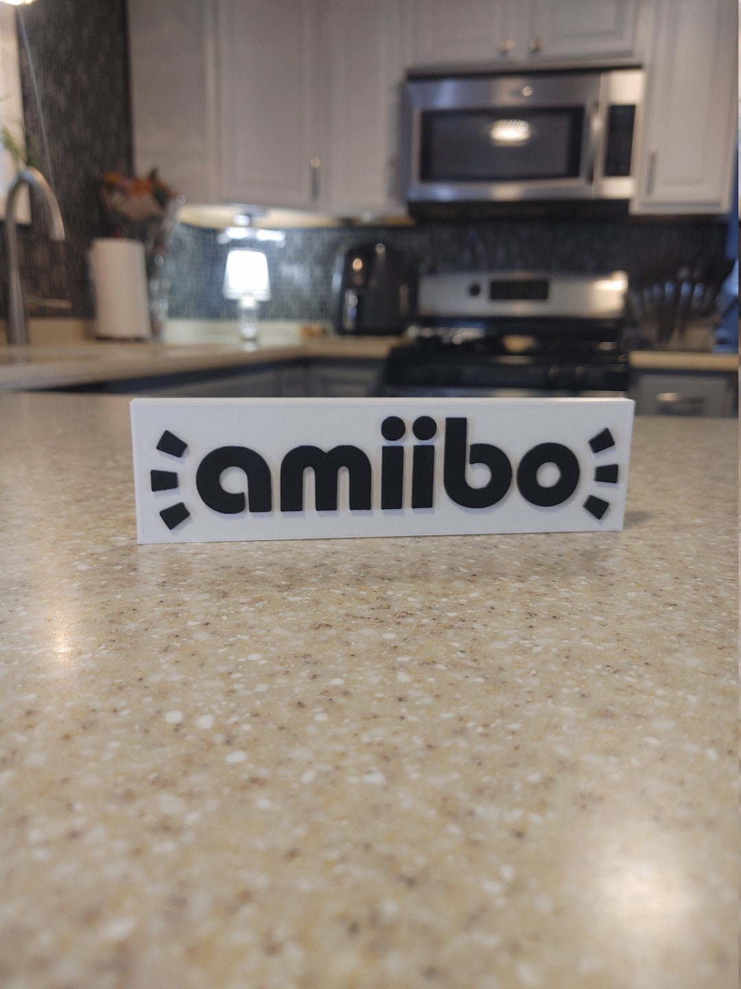 Amiibo Nintendo Style Logo Shelf / Wall Sign (3d Printed, Game Room) - Etsy