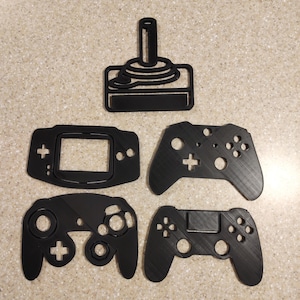 Video Game Controller Sillhouettes Signs! Wall Decoration, Game Room ...