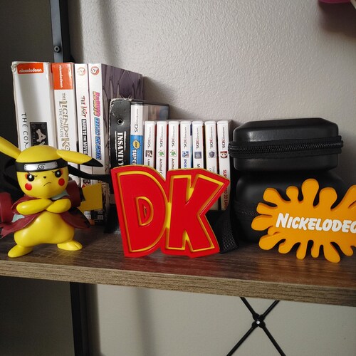 Donkey Kong Video Game Logo Sign 4.5x3.5 3D Printed Man - Etsy