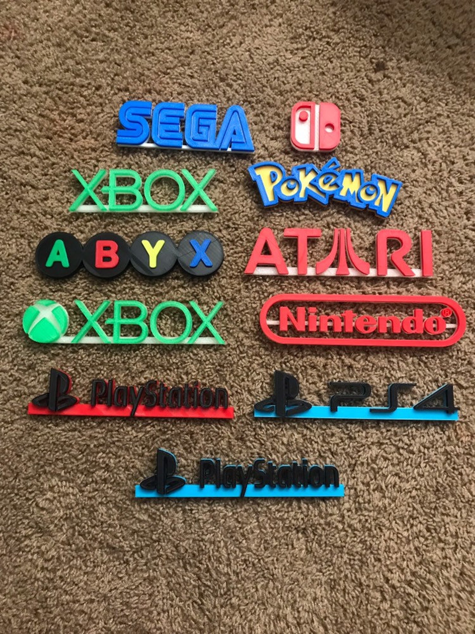 Pokemon Video Game Logo Sign man Cave, Game Room, Shelf, Wall, Decor ...