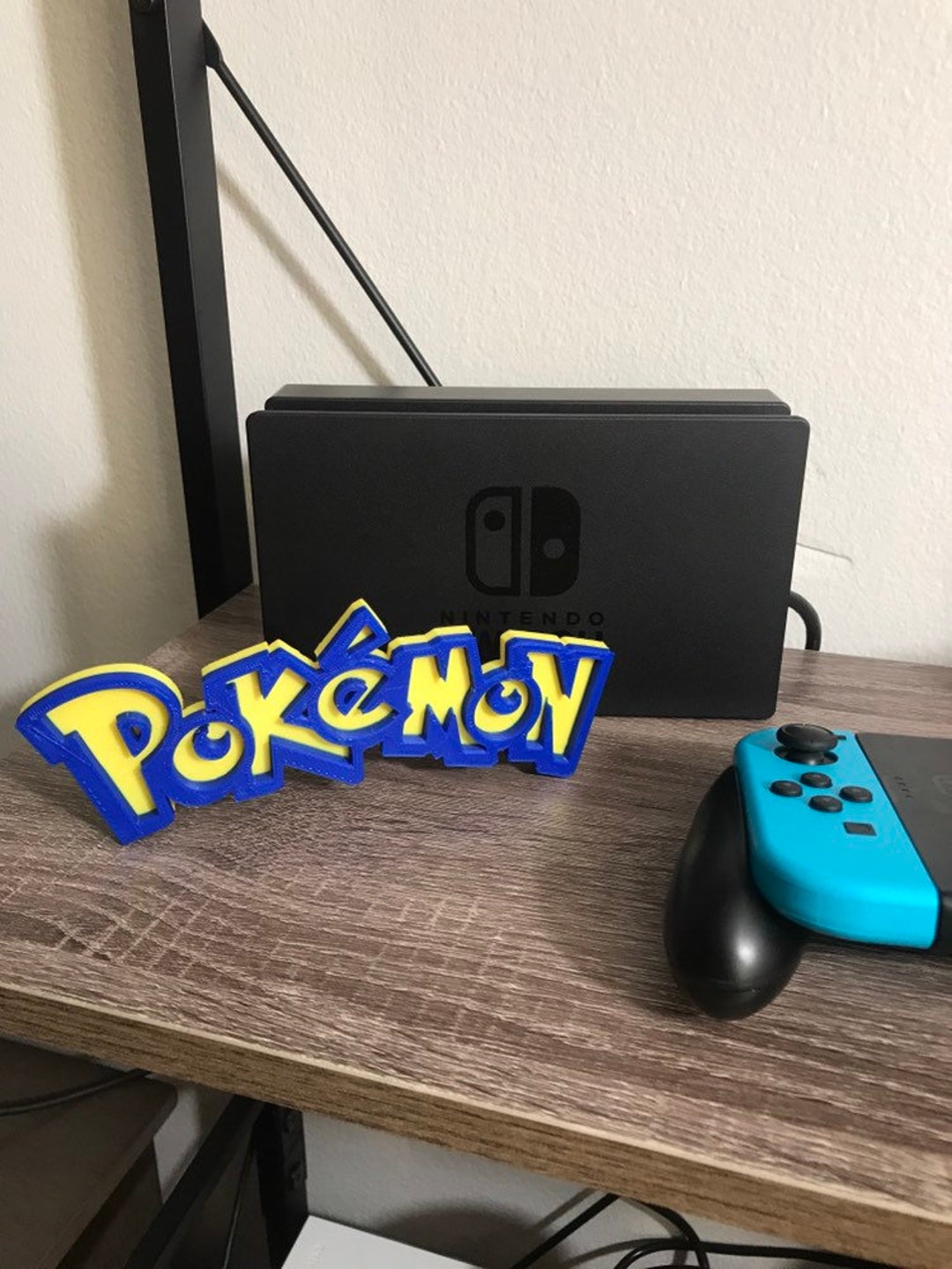 Pokemon Video Game Logo Sign (man Cave, Game Room, Shelf, Wall, Decor ...