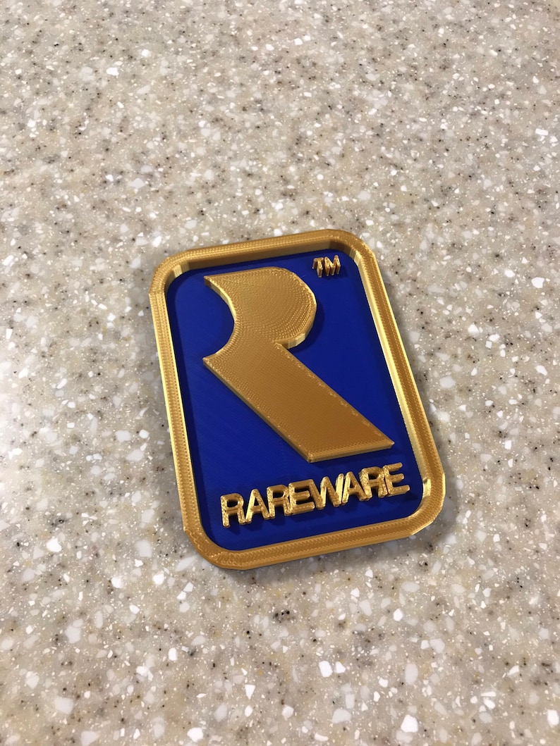 Revised Rareware Video Game Logo Sign Decoration 4.5x3in - Etsy