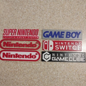 Nintendo Switch Video Game Logo Sign 7.5in (3D Printed, Man Cave, Game ...