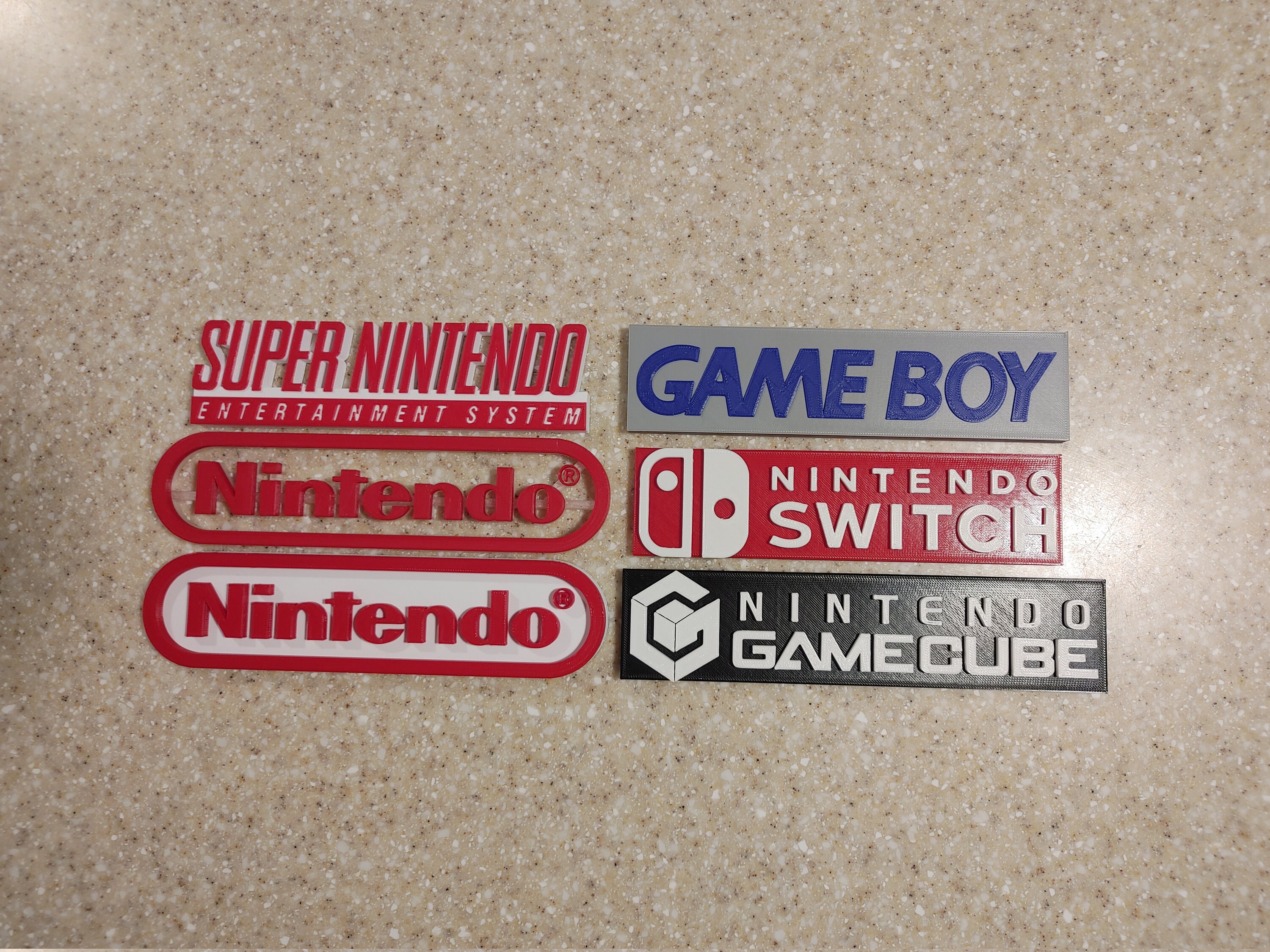 Nintendo Switch Video Game Logo Sign 7.5in (3D Printed, Man Cave, Game ...