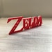 Legend of Zelda Video Game Logo Sign Decoration 7.5in videogame, Decor ...