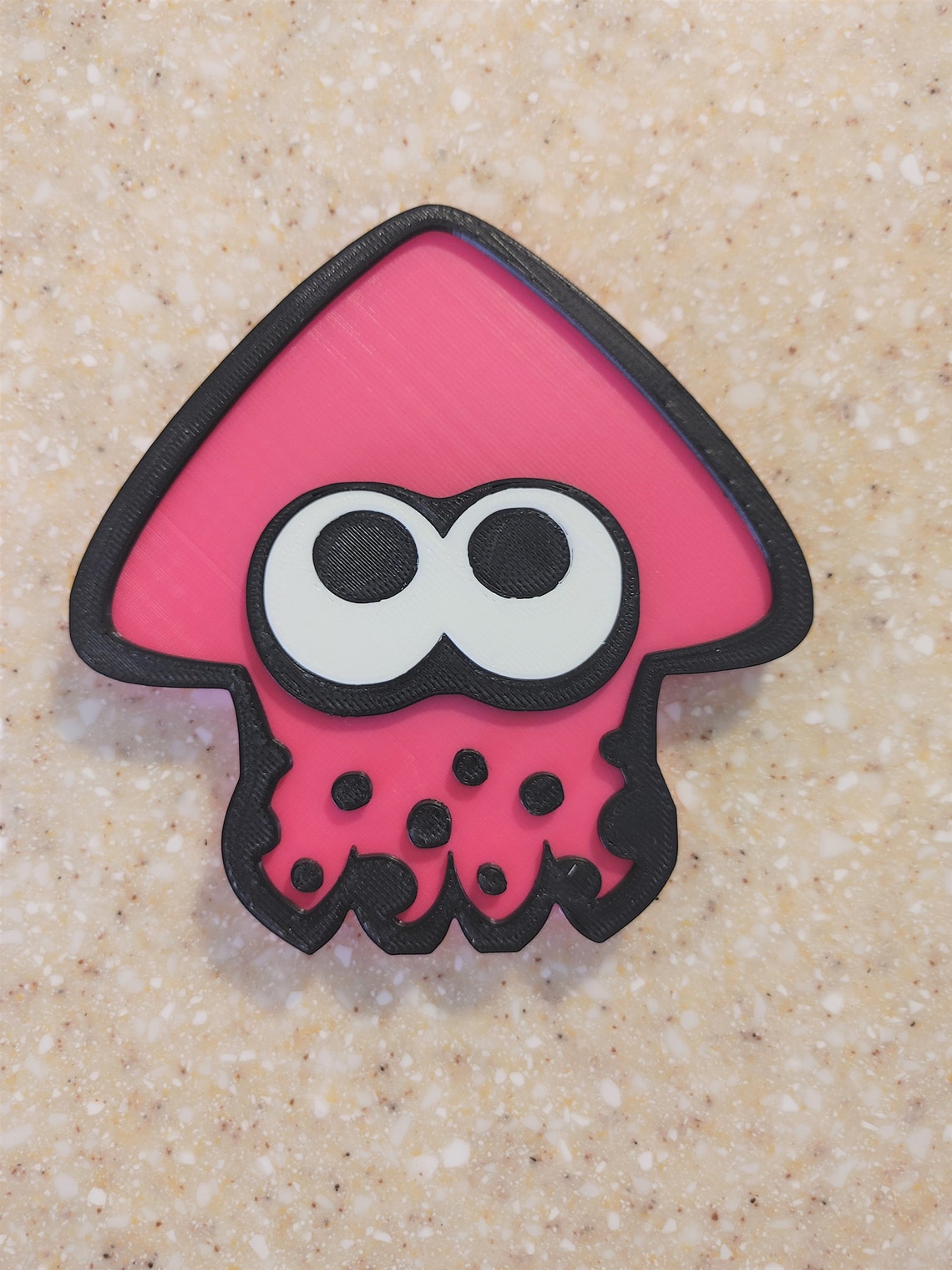 Splatoon Squid Sign Logo Decor 4.3in game Room Videogame | Etsy