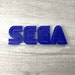 SEGA Video Game Logo Sign 6 in (3D Printed, Man Cave, Game Room, Shelf ...