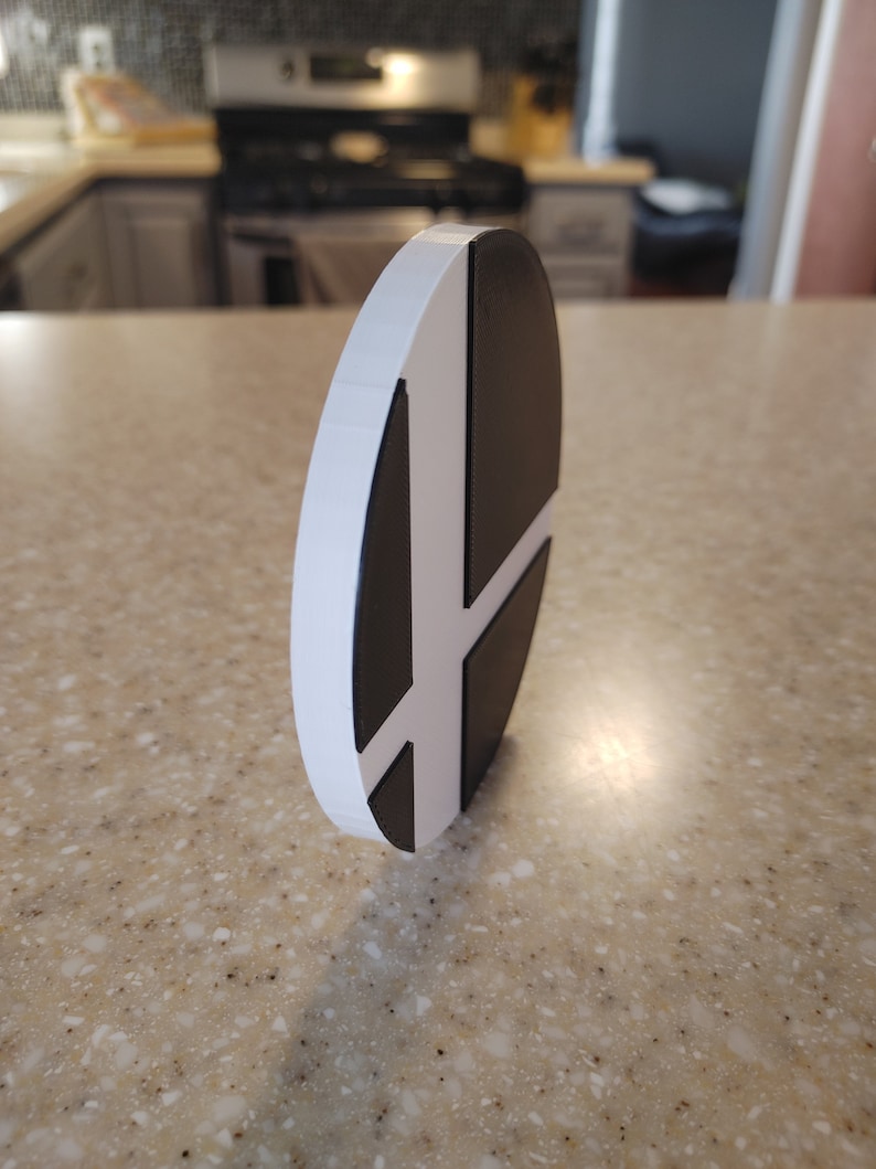 Super Smash Bros Smash Ball Logo Sign Decor 4.5in - Etsy