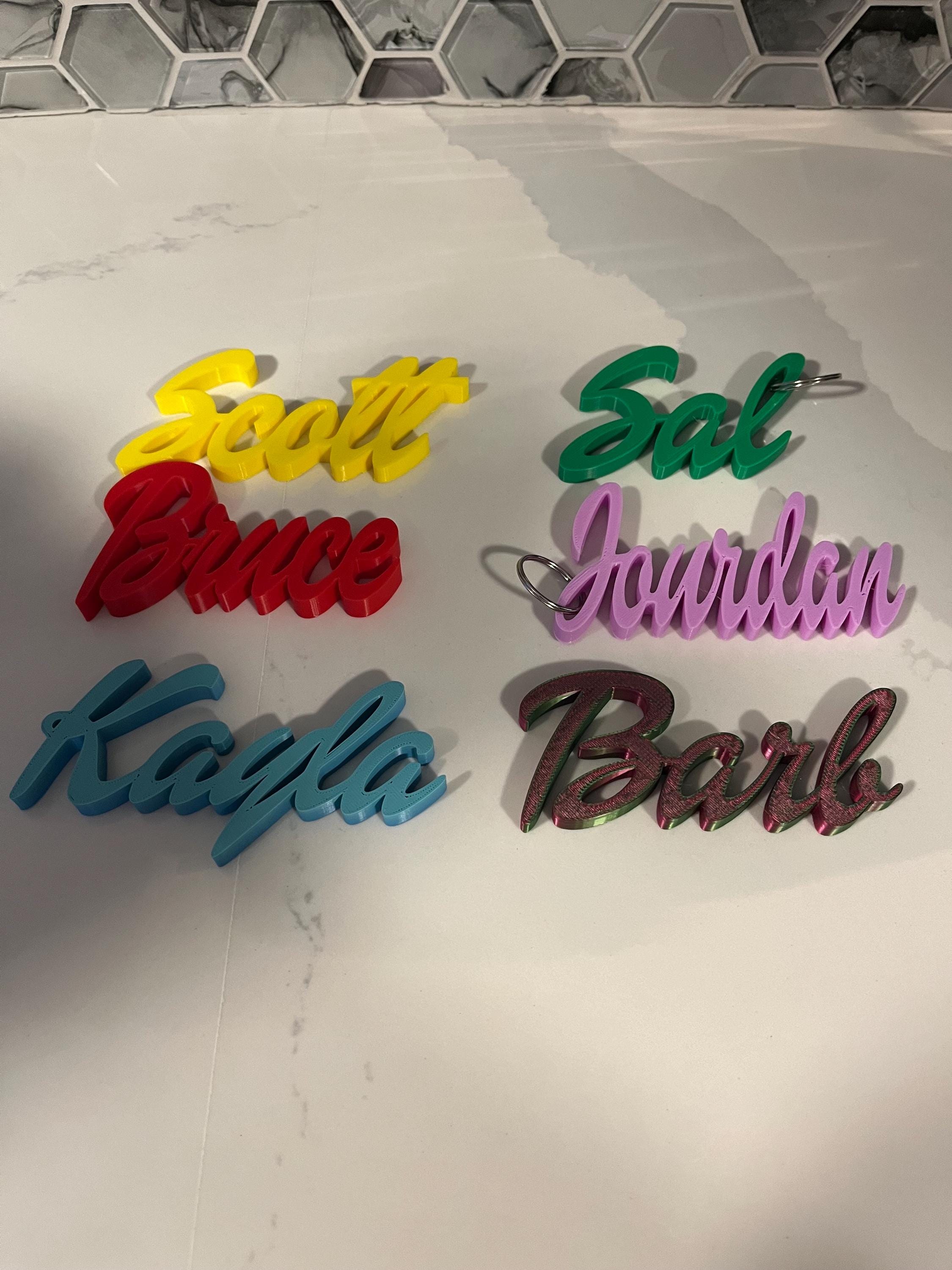 Name Tags 3D Printed - Etsy