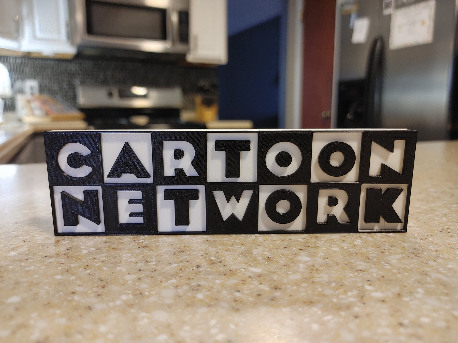 Cartoon Network Style Logo Sign! ~6.75in (game Room, Theater Room ...