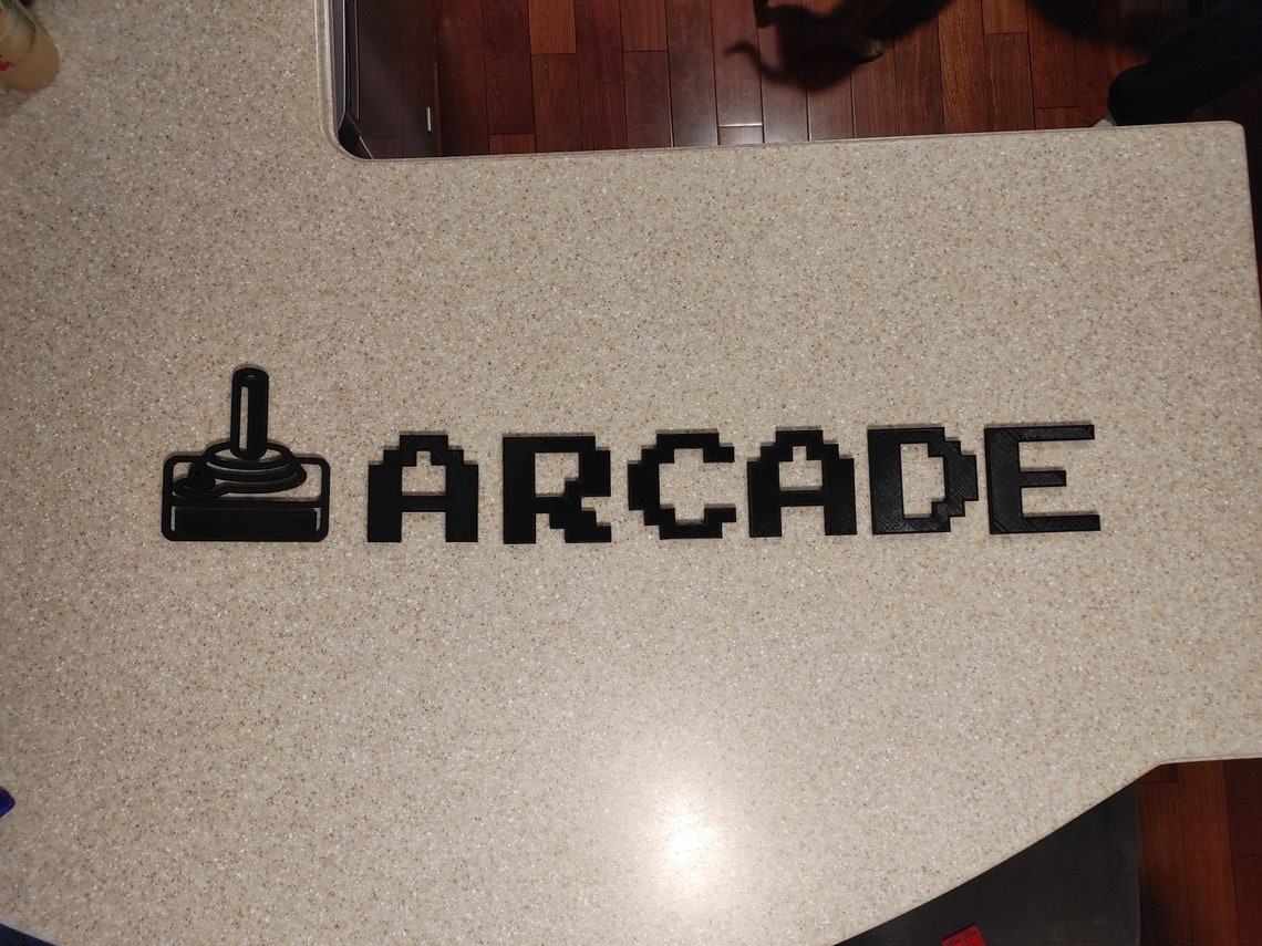 ARCADE Retro Gaming Logo Sign Wall Decoration (game Room, Gift for ...