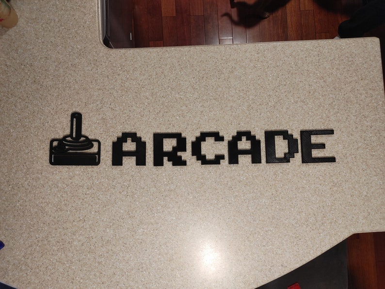 ARCADE Retro Gaming Logo Sign Wall Decoration game Room Gift - Etsy