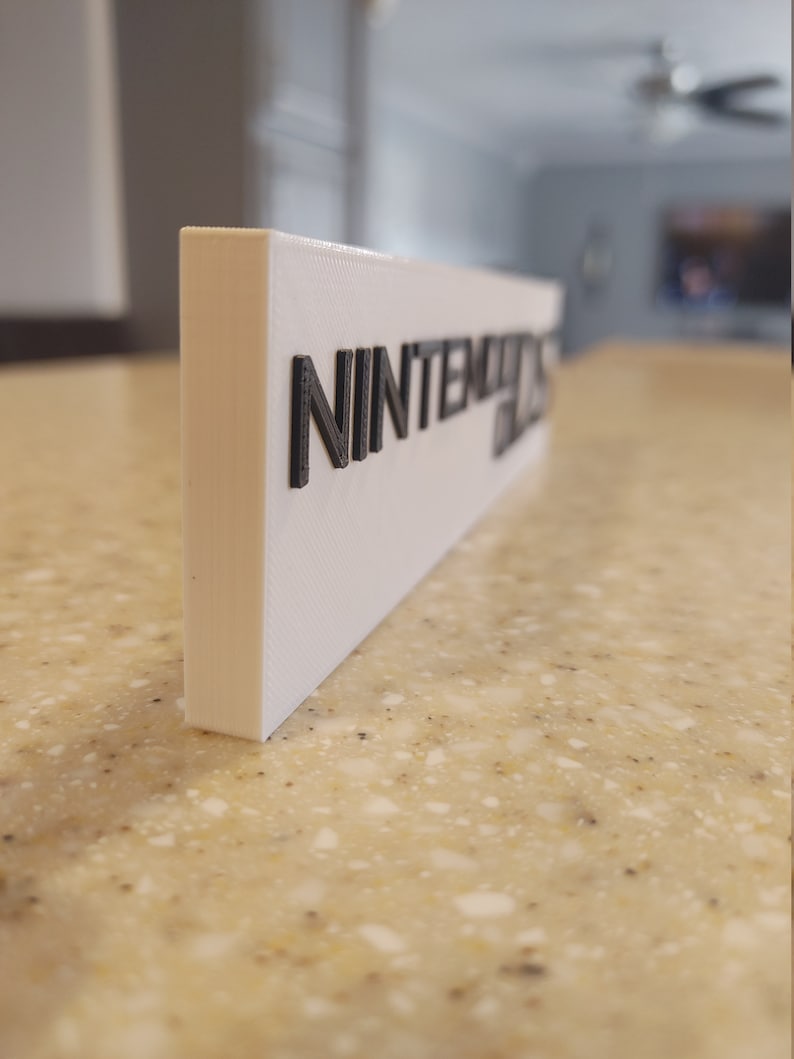 Nintendo DS Style Logo Wall Shelf Sign (3d Printed, Game Room) - Etsy