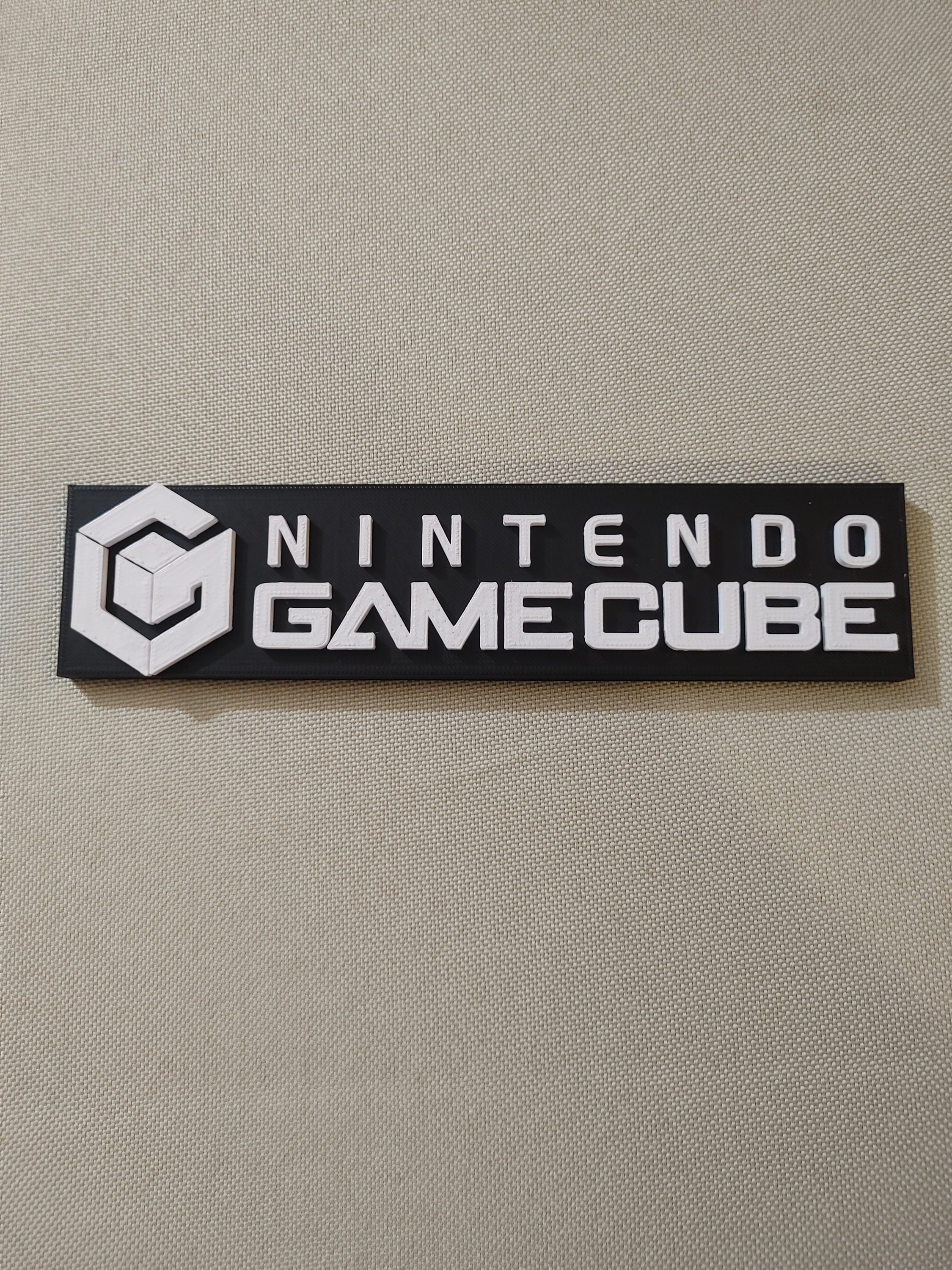 Nintendo Gamecube Video Game Logo Sign 8.5in 3D Printed Man | Etsy