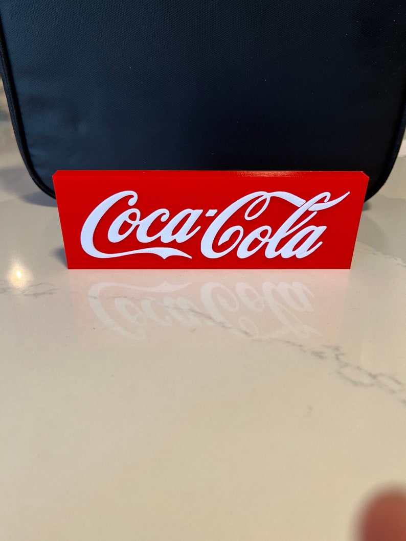 Coca Cola 3D Printed Sign - Etsy