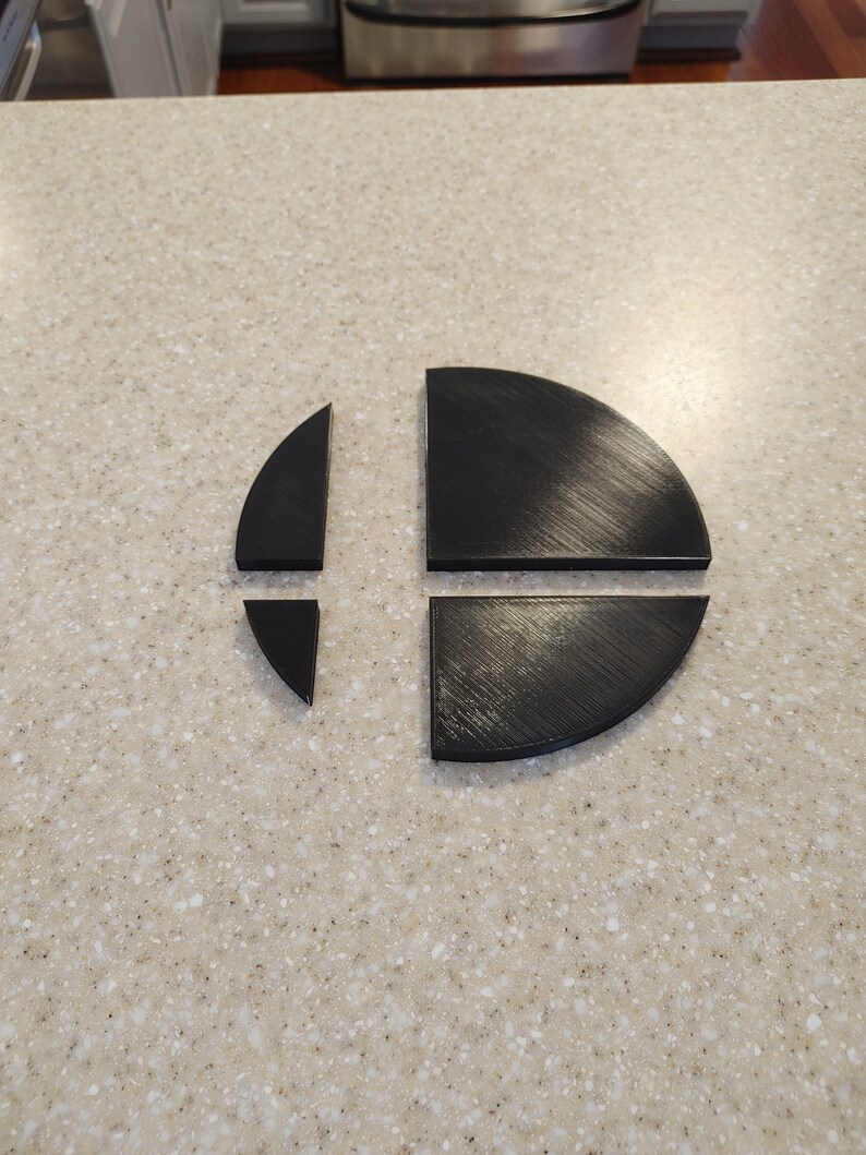 Super Smash Bros 8in Smash Ball Logo Sign man Cave Game | Etsy